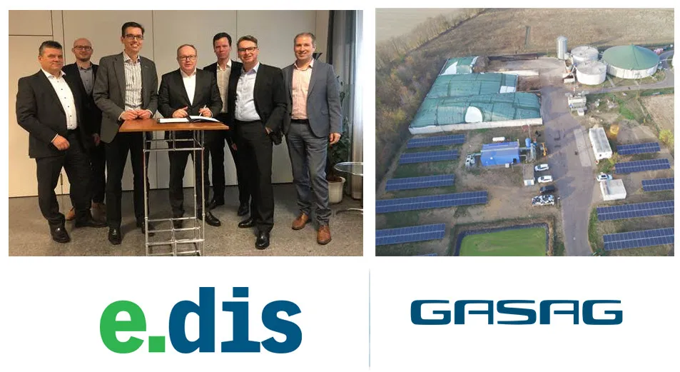 E.DIS and GASAG Cooperate on Green hydrogen Power-to-Gas Project
