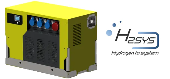 H2SYS Company Unveils New Fuel Cell Generator "BOXHY"