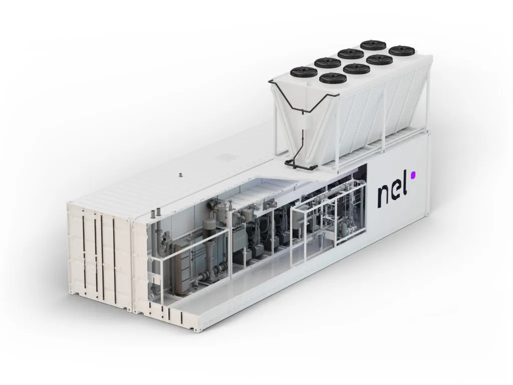 Nel Launches Containerized Large-Scale PEM electrolyzer