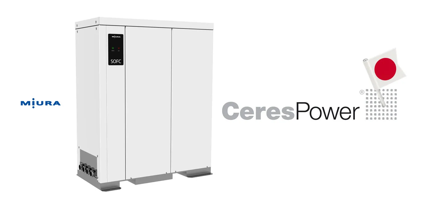 Miura Co Launches Fuel Cell Product in Japan With Ceres Power Technology