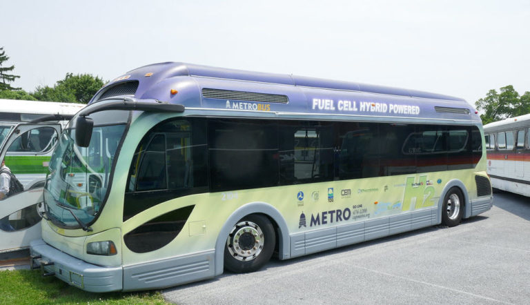First-Ever Proterra Hybrid Fuel Cell Bus Honored At Museum Of Bus ...