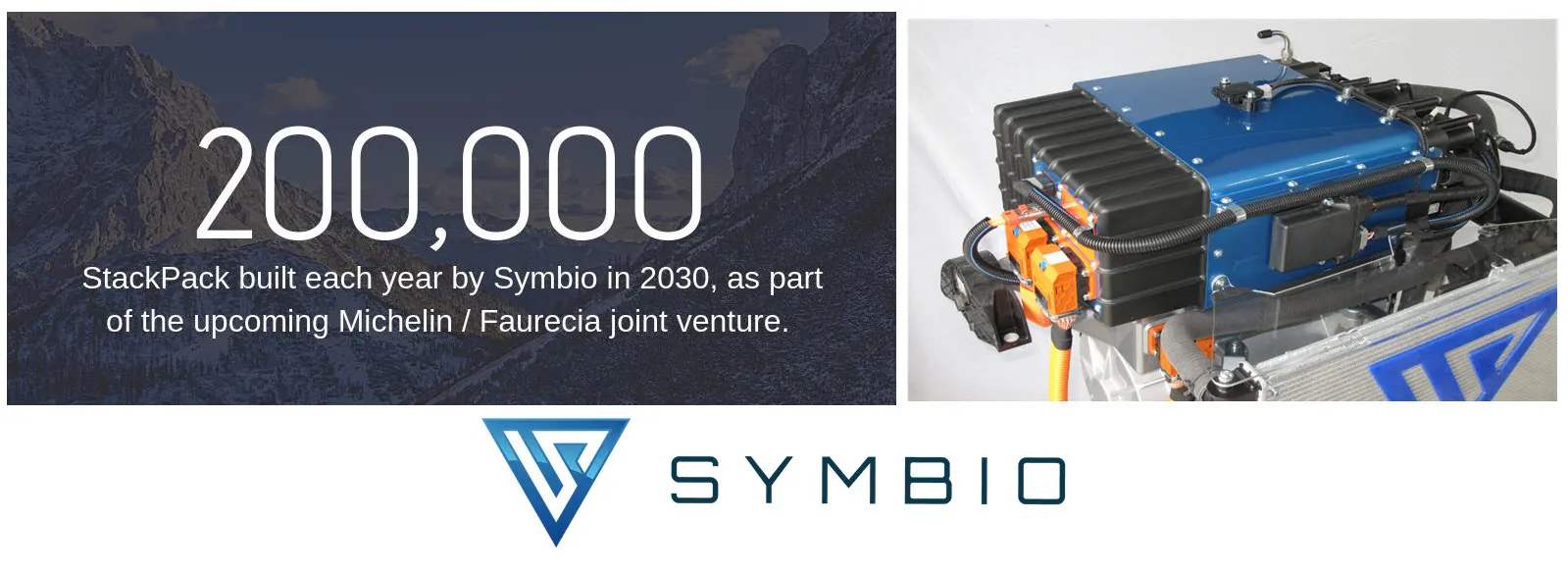 Hydrogen Mobility at the Frankfurt Motor Show: Symbio to Produce 200,000 Fuel Cell StackPack