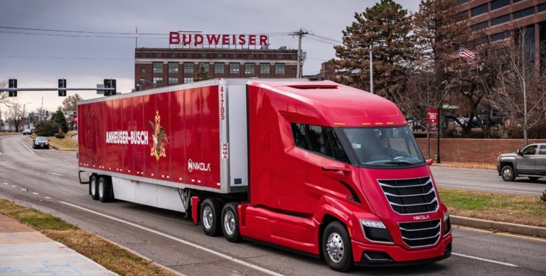 Anheuser-Busch Completes First Zero-Emission Beer Delivery With Nikola ...