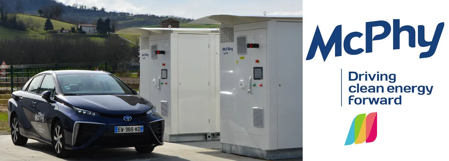 McPhy Selected to Equip a New Zero-Carbon Hydrogen Station