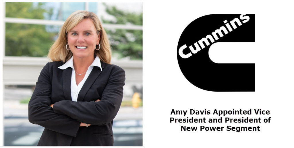 Cummins Names Amy Davis Vice President And President – New Power ...