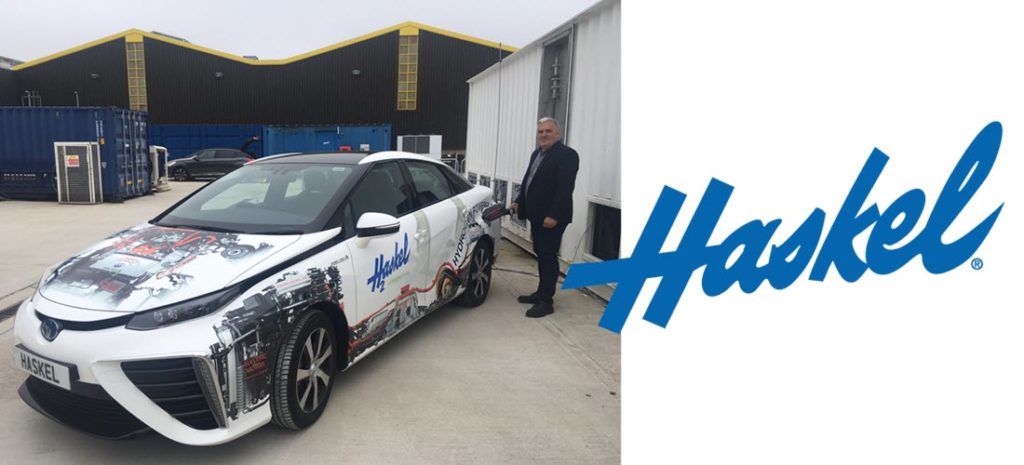 Haskel Hydrogen Systems Adds A Toyota Mirai To Its Fleet - FuelCellsWorks