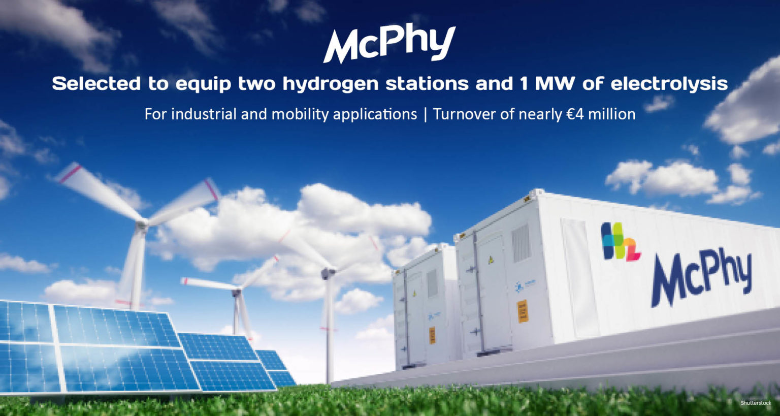 McPhy Selected To Equip Two Hydrogen Refueling Stations And 1 MW Of Electrolysis - FuelCellsWorks