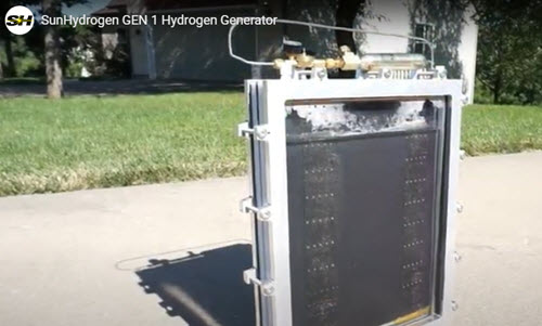 SunHydrogen Demonstrates First Production Version Of Hydrogen Generator ...