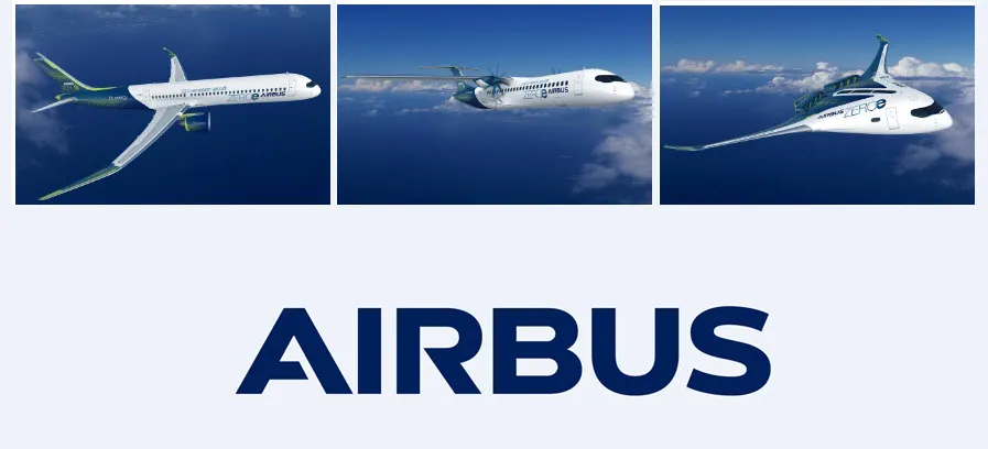 Airbus Reveals Three New Hydrogen Concept Aircraft