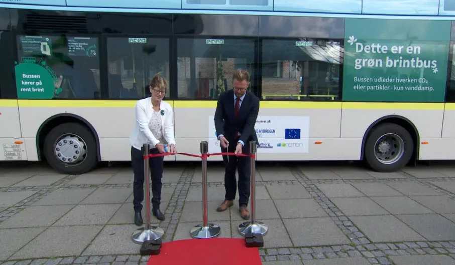 Denmark's First Hydrogen Buses Officially Inaugurated in Aalborg
