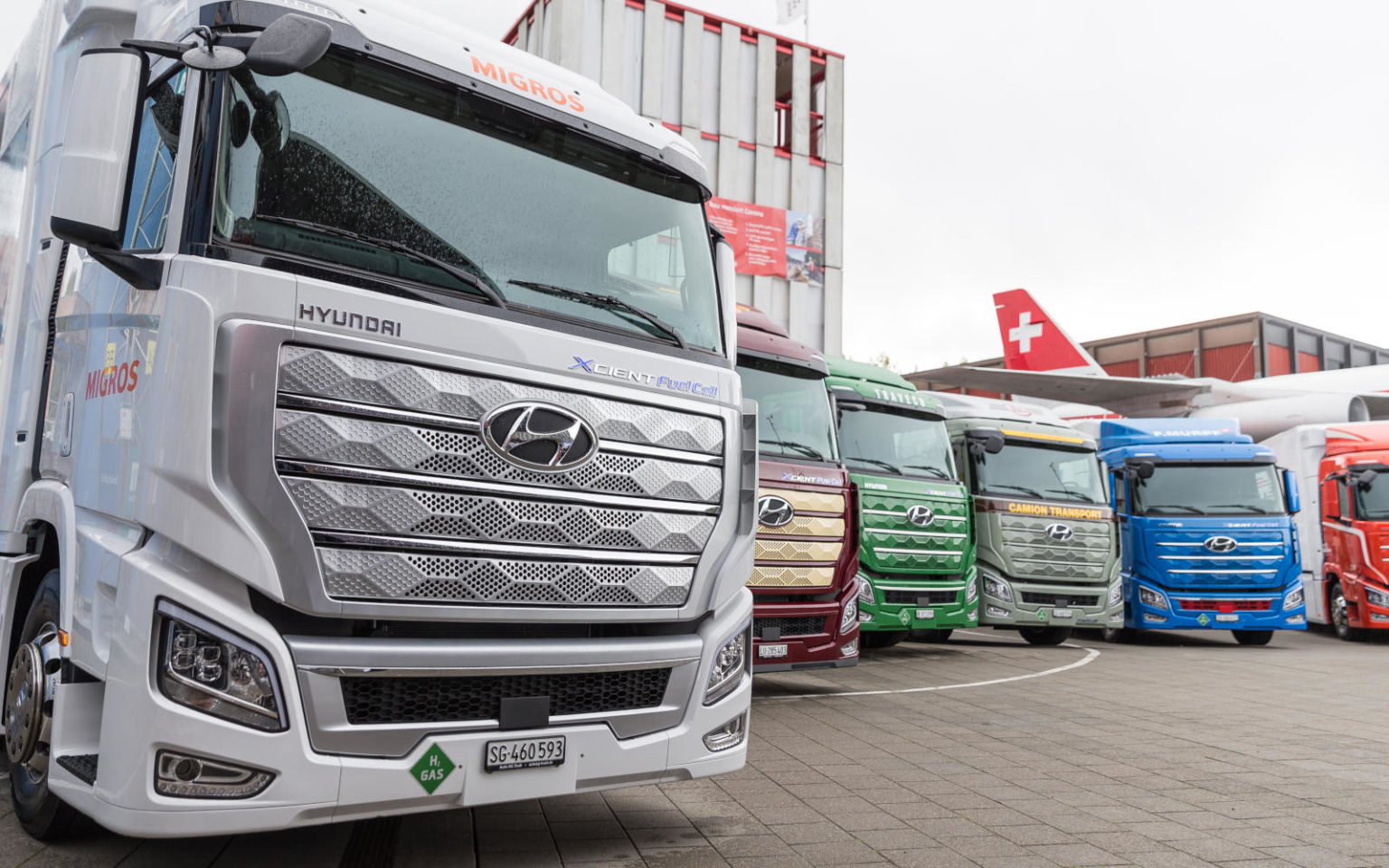 Hyundai Today Delivered The First Seven Units Of Its XCIENT Fuel Cell ...