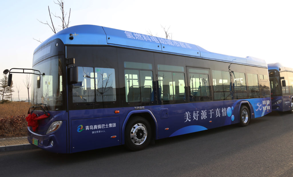 The First Batch Of 50 Hydrogen Powered Buses Start Routes In Qingdao ...