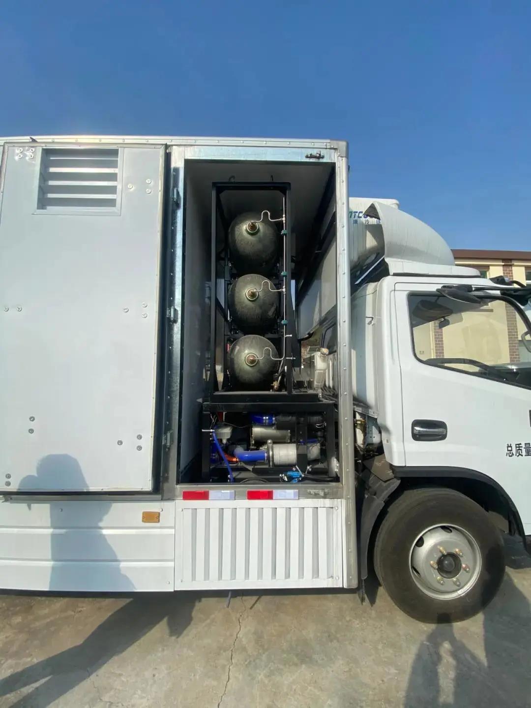 Zhejiang's First Fuel Cell Hydrogen Powered Cold Storage Truck Unveiled ...