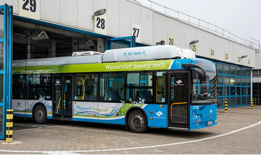 First Hydrogen Bus in Münster - "Hydrogen Moves Me"