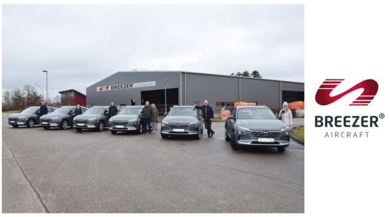 Breezer Aircraft Orders 35 Hydrogen Fuel Cell Hyundai Nexo Cars, First ...