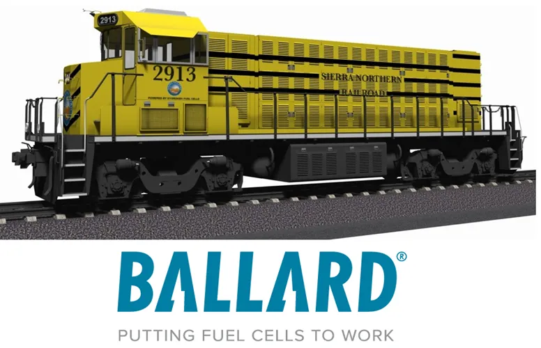 Ballard to Power Sierra Northern Railway Switching Locomotive in California