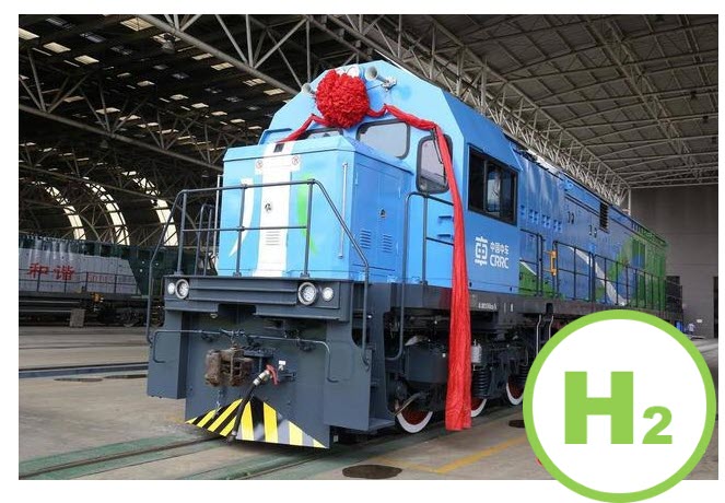 CRRC Qishuyan's First Hydrogen-Fueled Hybrid Locomotive Rolls Off The ...