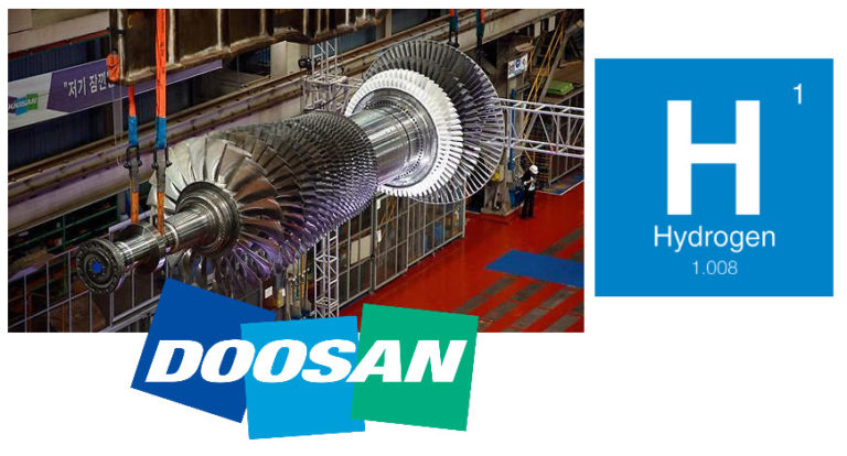 Doosan Heavy Steps Up Hydrogen Gas Turbine Development Efforts