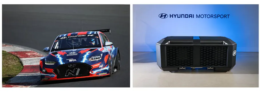 Hyundai Enters the Hydrogen Fuel Cell Power Generation Motorsports Market