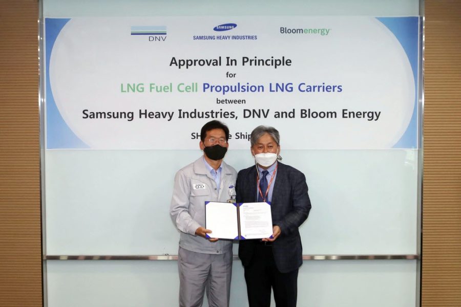 Samsung Heavy To Build World's First Fuel Cell-Powered LNG Carrier