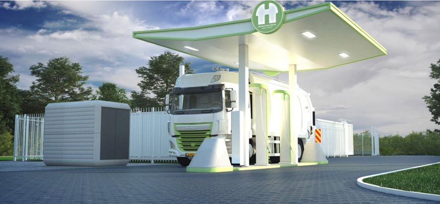 First Public Green Filling Station For Hydrogen In Groningen