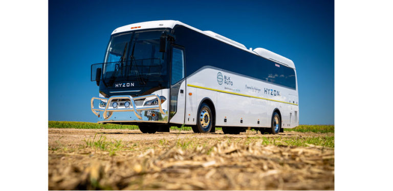 Hyzon Motors' First Hydrogen Fuel Cell Electric Coach On The Roads In ...