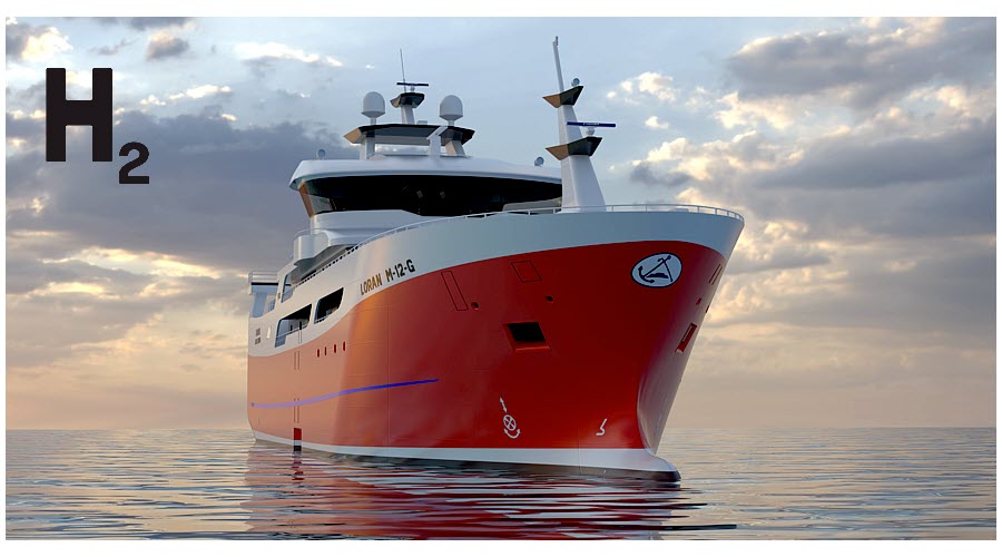 Norwegian Fishing Company Loran With First In The World Hydrogen Sea ...