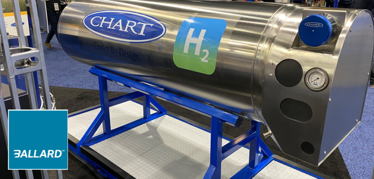 Chart And Ballard Successfully Test A Fuel Cell Powered By Liquid Hydrogen