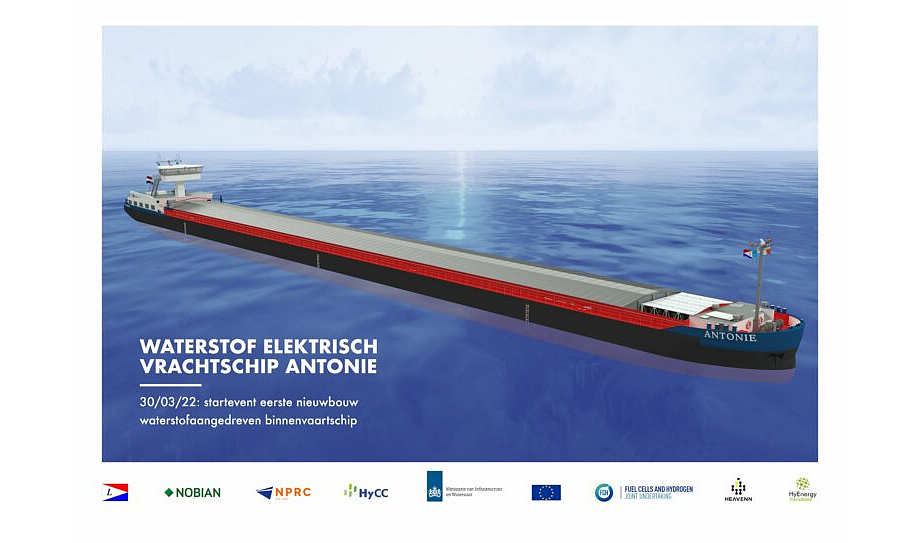 Netherlands: First New Inland Vessel On Green Hydrogen Gets The Go-ahead