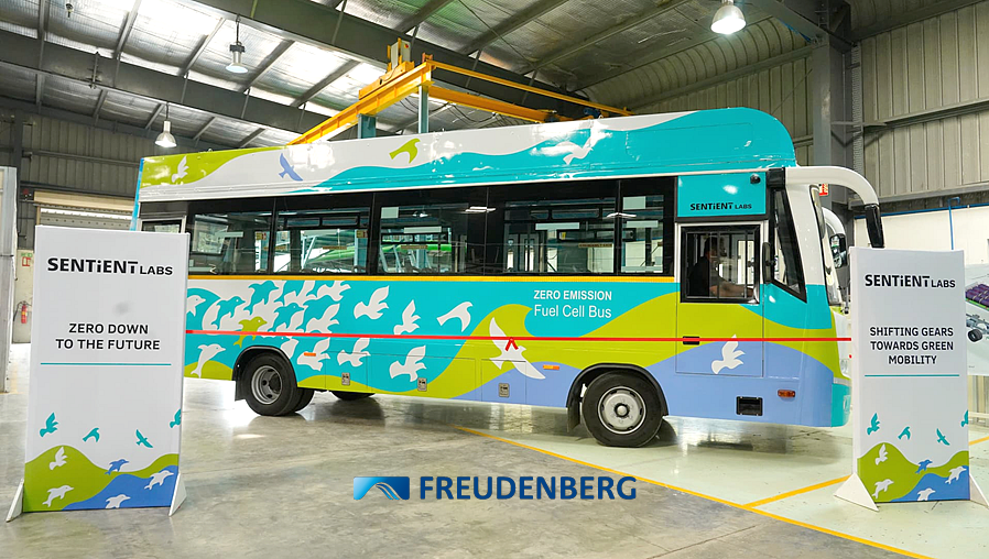 Freudenberg Supports India’s First Zero-Emission Bus With Fuel Cell Filters
