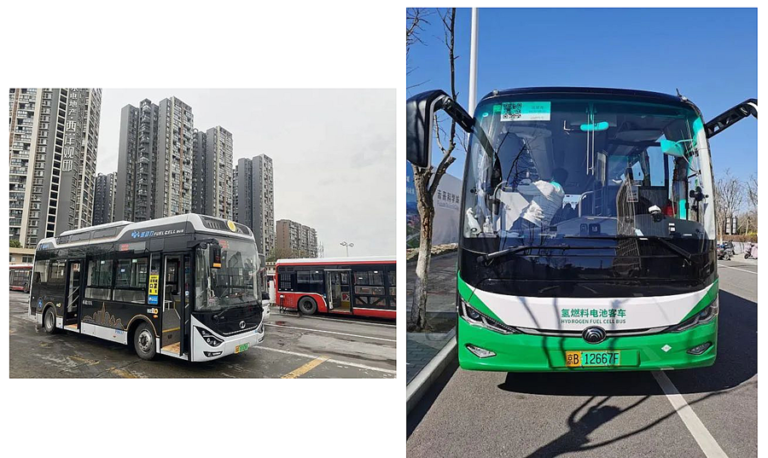 Hydrogen Fuel Cell Powered Buses In Beijing And Chengdu Put Into Service