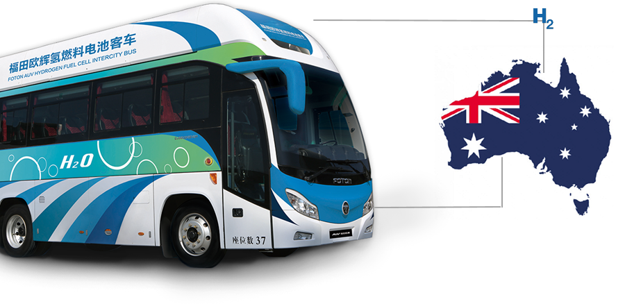 Foton AUV Hydrogen Fuel Cell Buses Scheduled To Arrive In Australia For ...