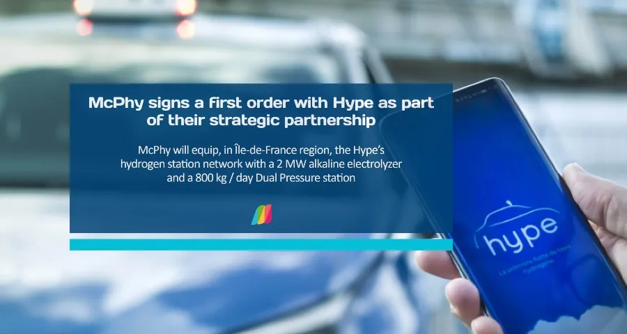 McPhy Signs a First Order With Hype