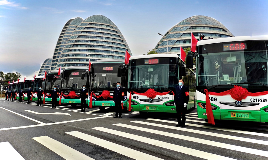 20 Hydrogen Fuel Cell Buses Put Into Service In Wuhan Economic And ...