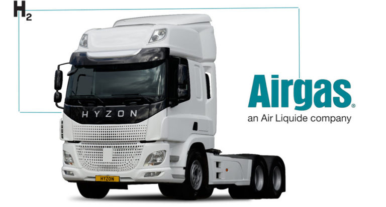 Airgas Pilots Hyzon Motors Zero-Emissions Heavy Duty Hydrogen Fuel Cell ...