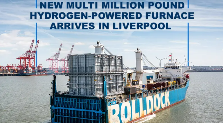New Multi Million Pound Hydrogen-Powered Furnace Arrived In Liverpool