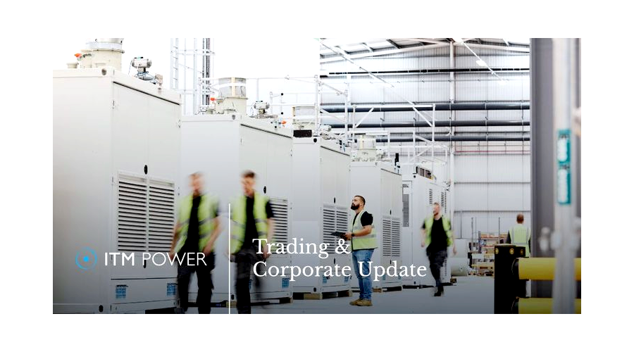 ITM Power Provides Trading & Corporate Update