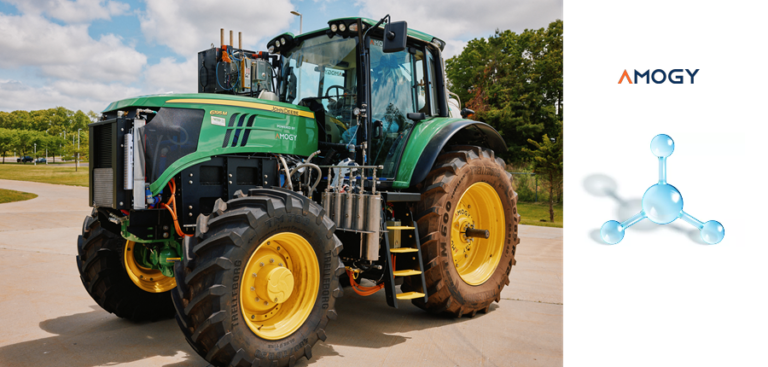 Amogy Demonstrates First Ammonia Fuel Cell Powered, Zero-Emissions Tractor