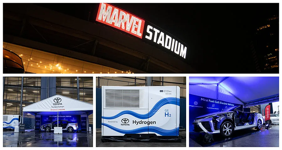Toyota Demonstrates Power of Hydrogen Fuel Cell Technology at Marvel ...