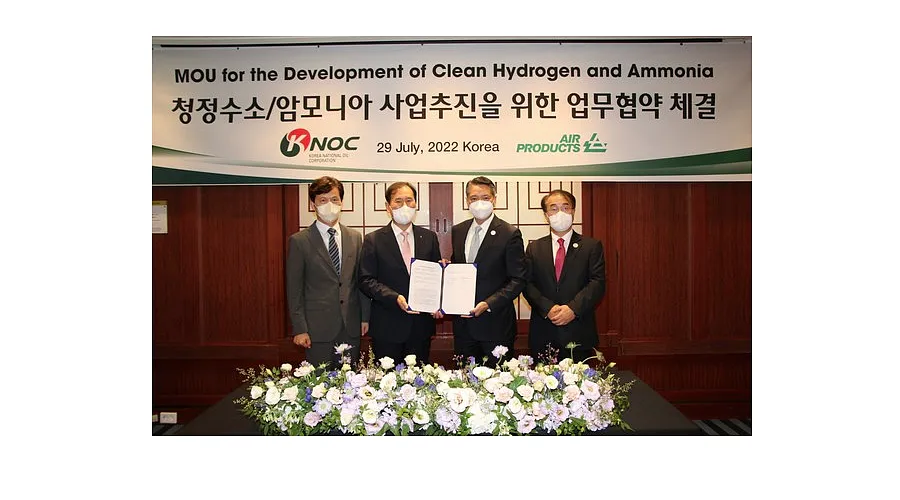 Air Products and Korea National Oil Corporation to Promote Clean ...