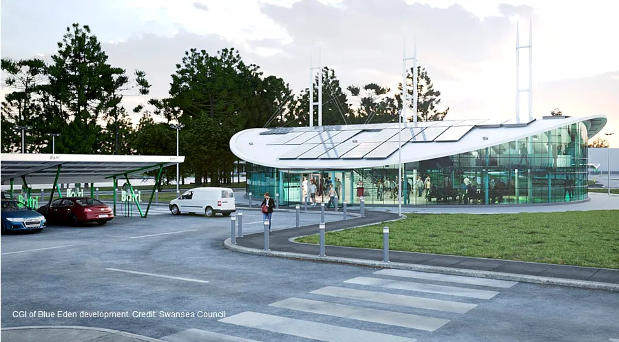 Wales' First Electric and Hydrogen Charging Facility for Vehicles Is ...