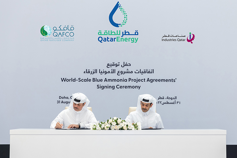 Qatarenergy Renewable Solutions & Qafco Launch The World’s Largest Blue ...