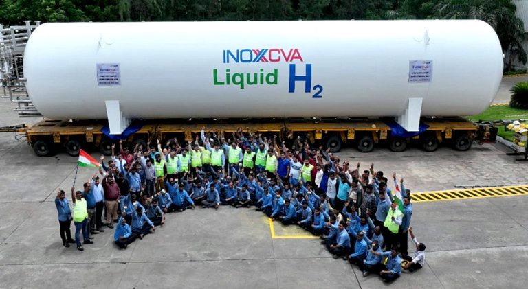 INOXCVA Ships India’s Largest Liquid Hydrogen Tank