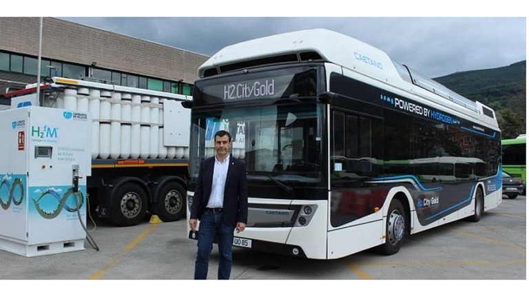 Spain: Bizkaibus Testing Of Caetano Hydrogen-Powered Bus