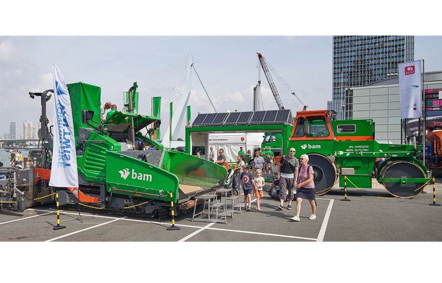 BAM Introduces First Construction Machine With Hydrogen Combustion Engine