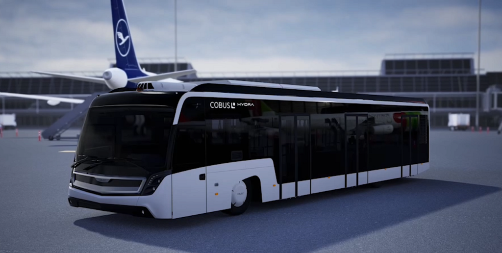 Germany: COBUS HYDRA Presents First Hydrogen-Driven Airport Bus