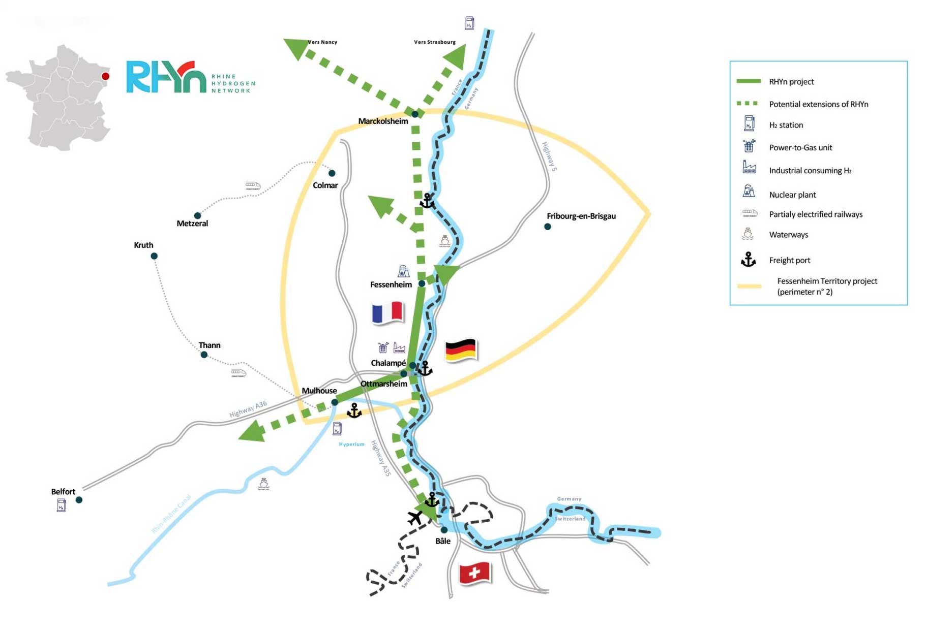 Hydrogen Network: RHYn Project Explained By GRTgaz - FuelCellsWorks