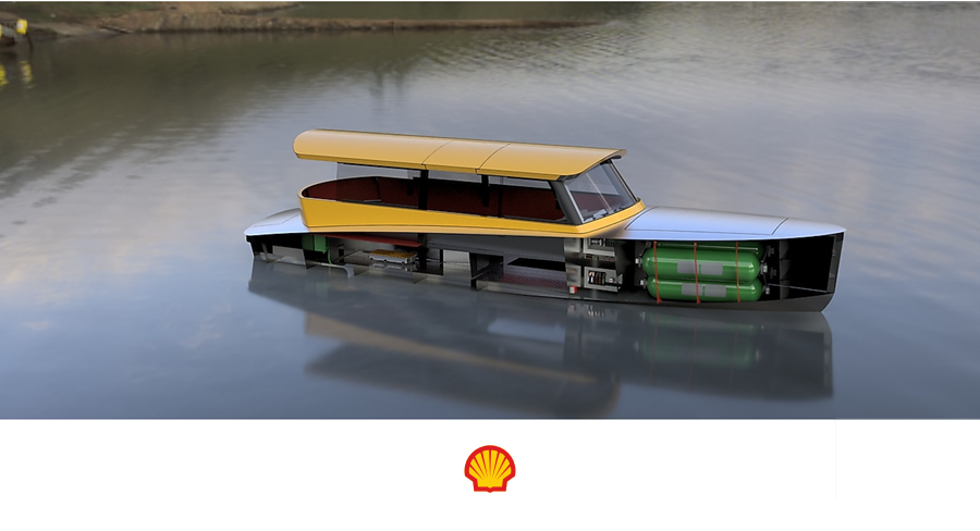 Shell Is Sailing Through Rotterdam On Hydrogen With A Water Taxi