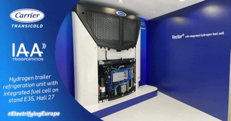 Carrier Transicold Demonstrates New Vector Concept With Hydrogen ...