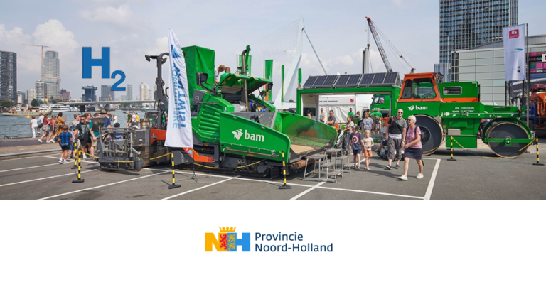 Netherlands: Work On Amsterdamseweg (N202) With First Hydrogen-Powered ...
